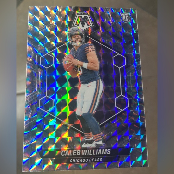 Toys | Caleb Williams 224 Rc Mosaic Prizm Silver Reactive Bears Rookie ...